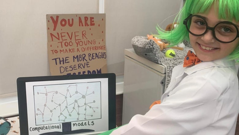 Isabelle, Camp Beagle Patron - A Message for Halloween - The Camp Beagle