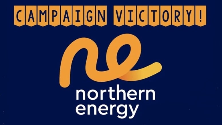 Northern Energy Boycott MBR Acres - The Camp Beagle